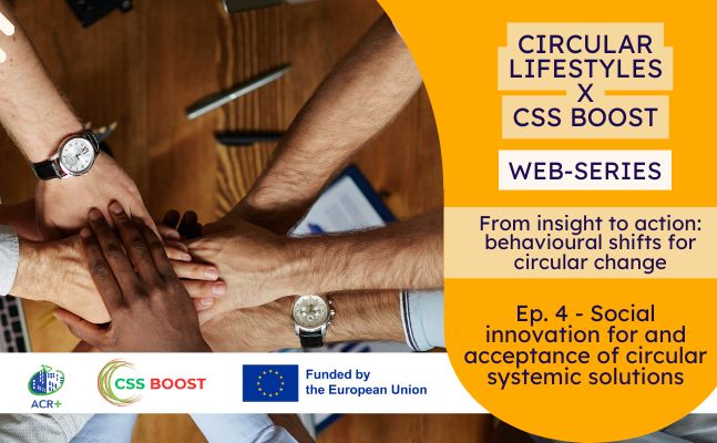 Social innovation for and acceptance of circular systemic solutions